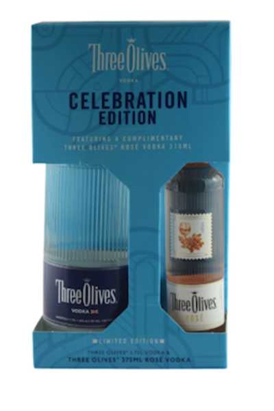 Three Olives Vodka Celebration Edition Gift Set W/ 100ml Three Olives ...