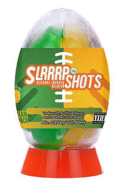 SLRRRP Alcohol-Infused Gelatin Shots – Green & Yellow Football Pack (20 ...